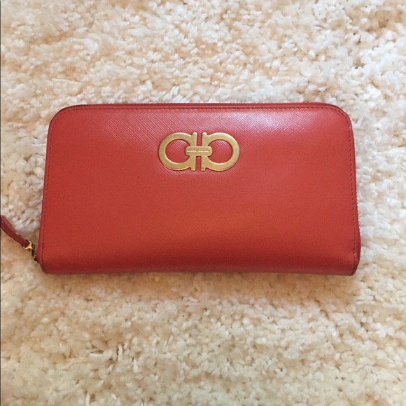 Salvatore Ferragamo | Bags | Ferragamo Zip Wallet | Poshmark